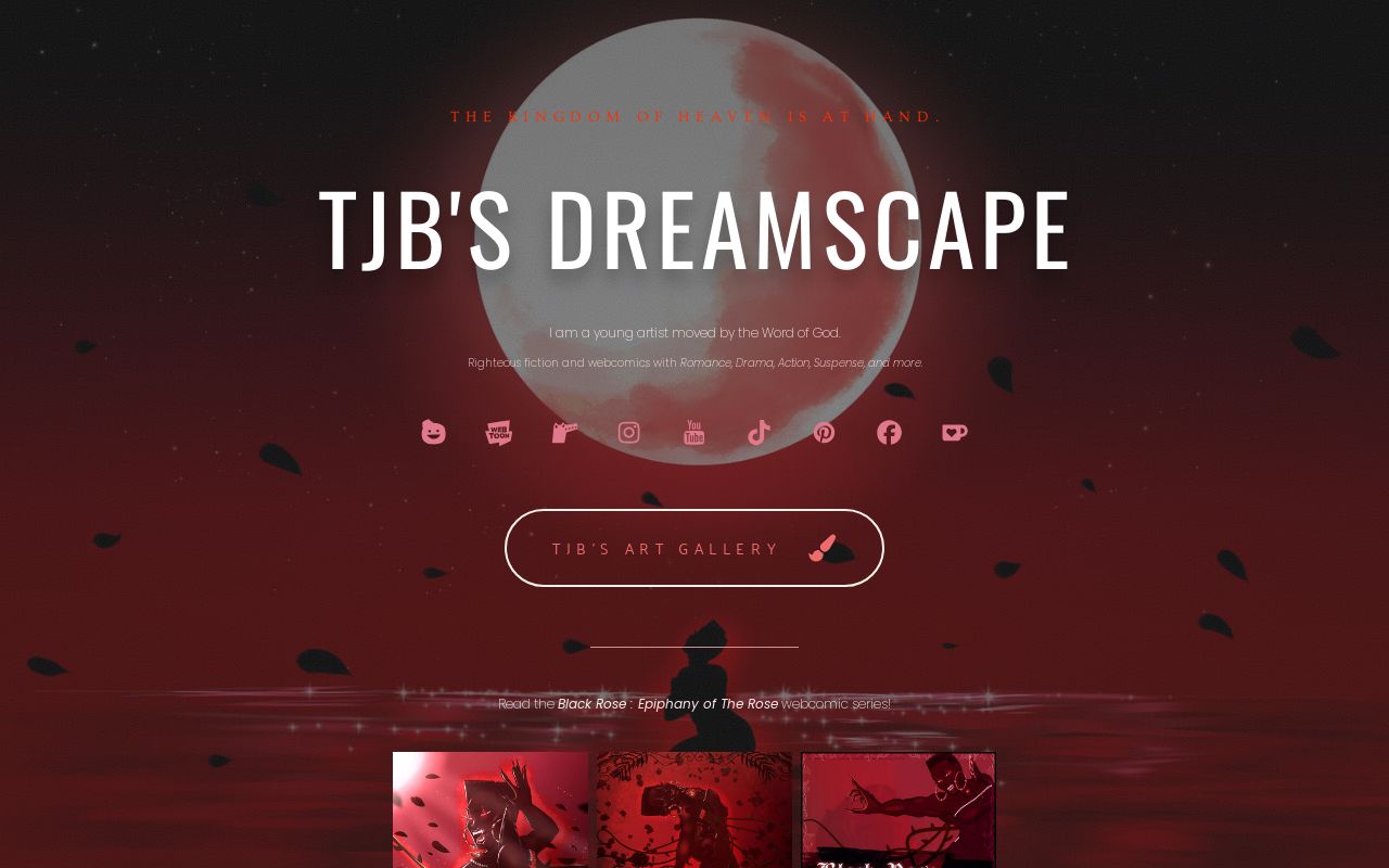 TJBs Dreamscape: Christian Artist | Faith-based Webcomics